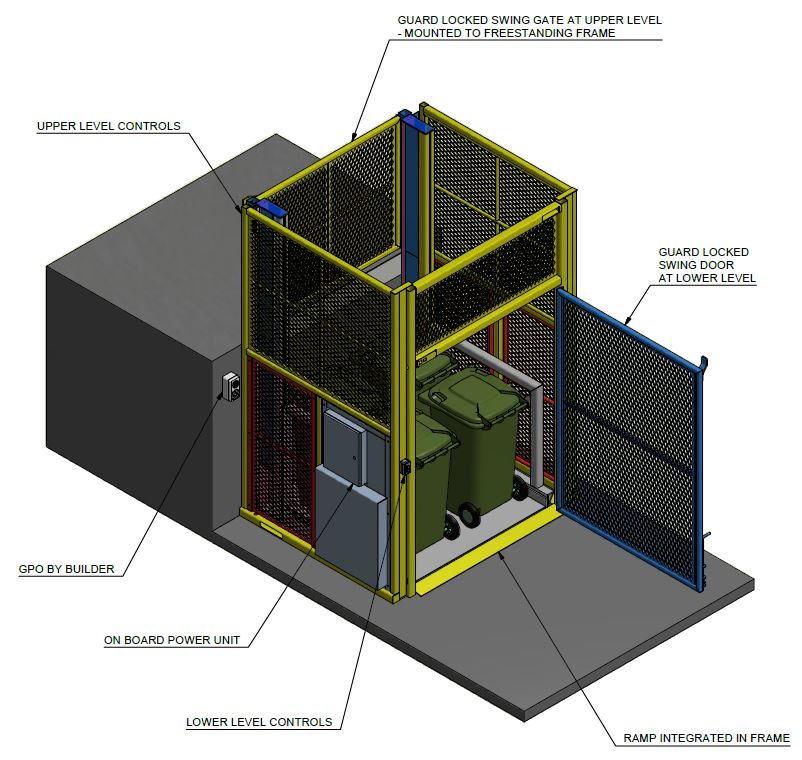 Compact Goods Hoist - Maverick Equipment